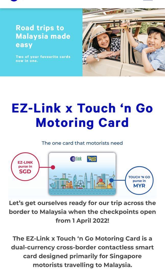 Touch n Go TouchnGo Touch and Go & EzLink Malaysia Toll Card (Available ...