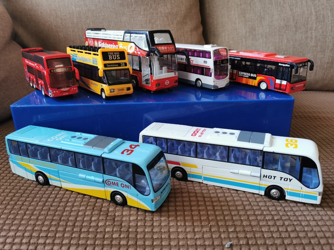Toy Bus Trains Tram for Kids or Display, Hobbies & Toys, Toys & Games ...