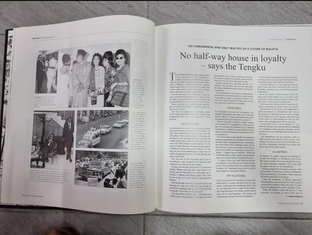 TUNKU ABDUL RAHMAN BOOK Rare, Hobbies & Toys, Books & Magazines ...