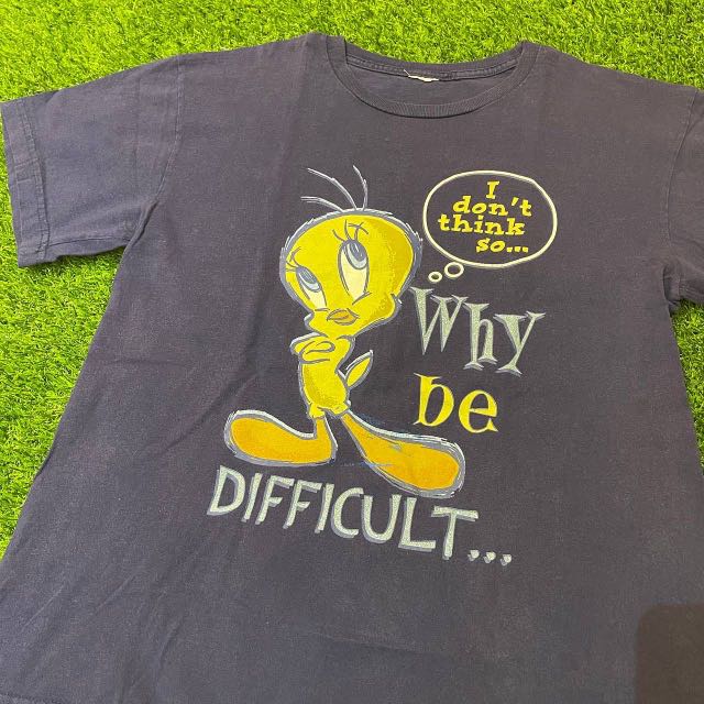 Vintage 90s Looney Tunes Tweety Shirt, Men's Fashion, Tops & Sets ...