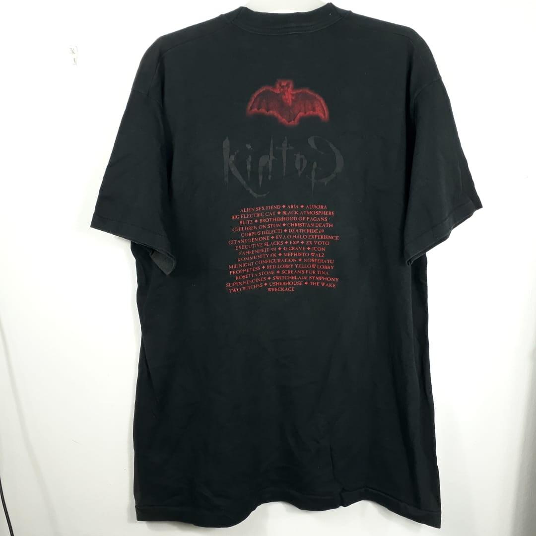 Vintage Gothik T Shirt Compilation Album Alien Sex Fiend Band Rock Tee