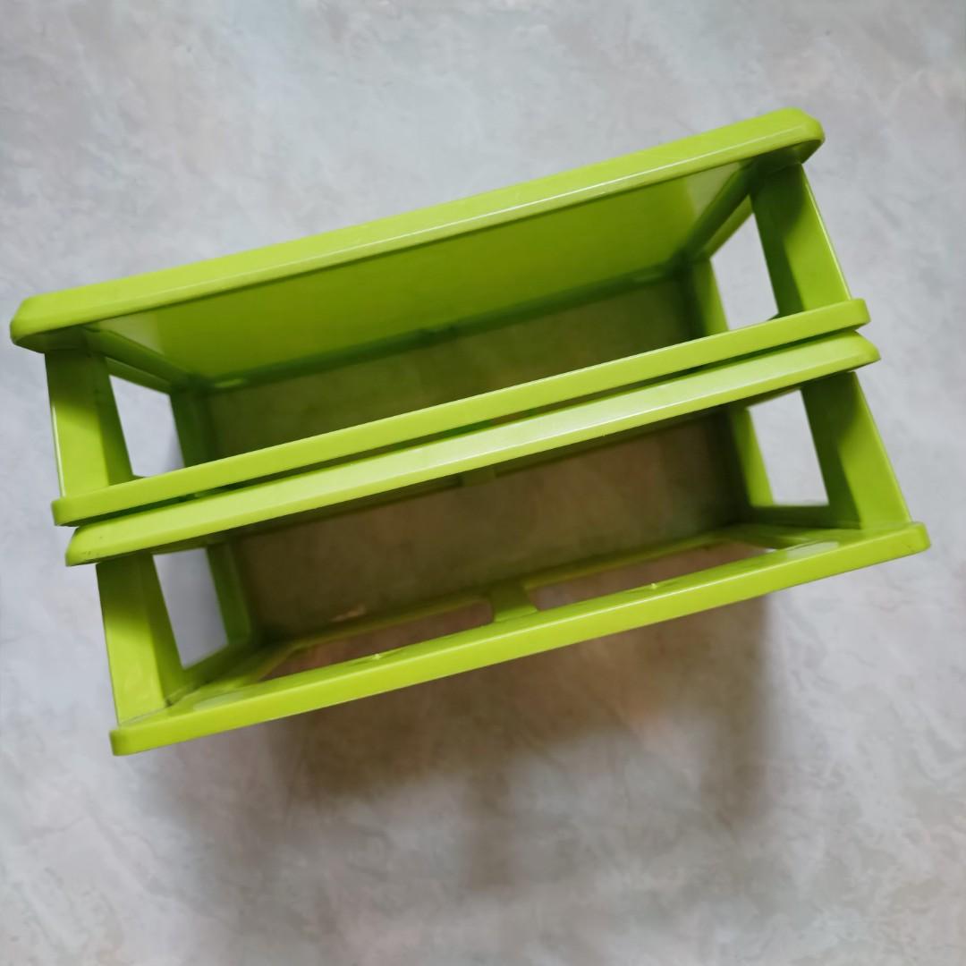 (2 Sets) Daiso Stackable Small Storage Drawer Box, Furniture & Home ...