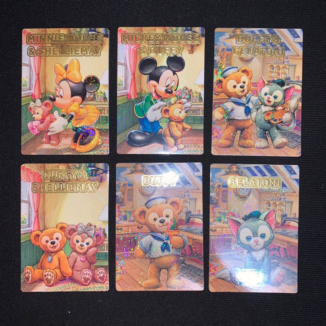 香港迪士尼(卡) - Duffy and friends （一套6張）, 其他, 其他 - Carousell