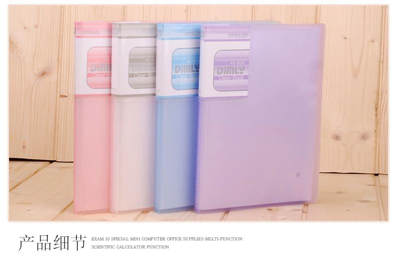 A5 Clear Book 40 Pocket / Clear Book / Clear Holder / Display Book ...