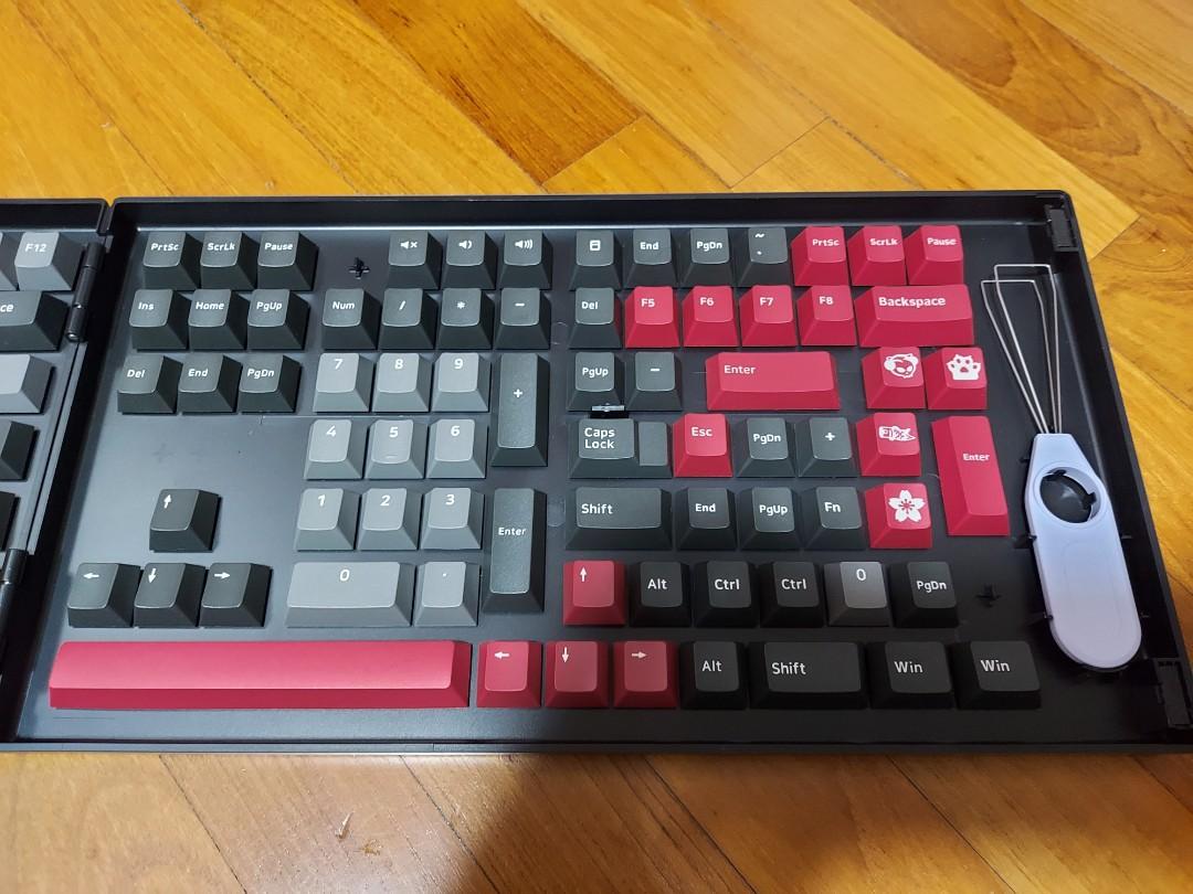 Akko Psittacus PBT Doubleshot Cherry Profile Keycap Set, Computers ...