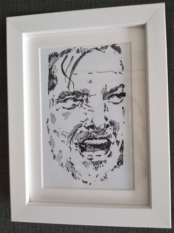 An iconic drawing of Mr Torrance from the Shining., Hobbies & Toys ...