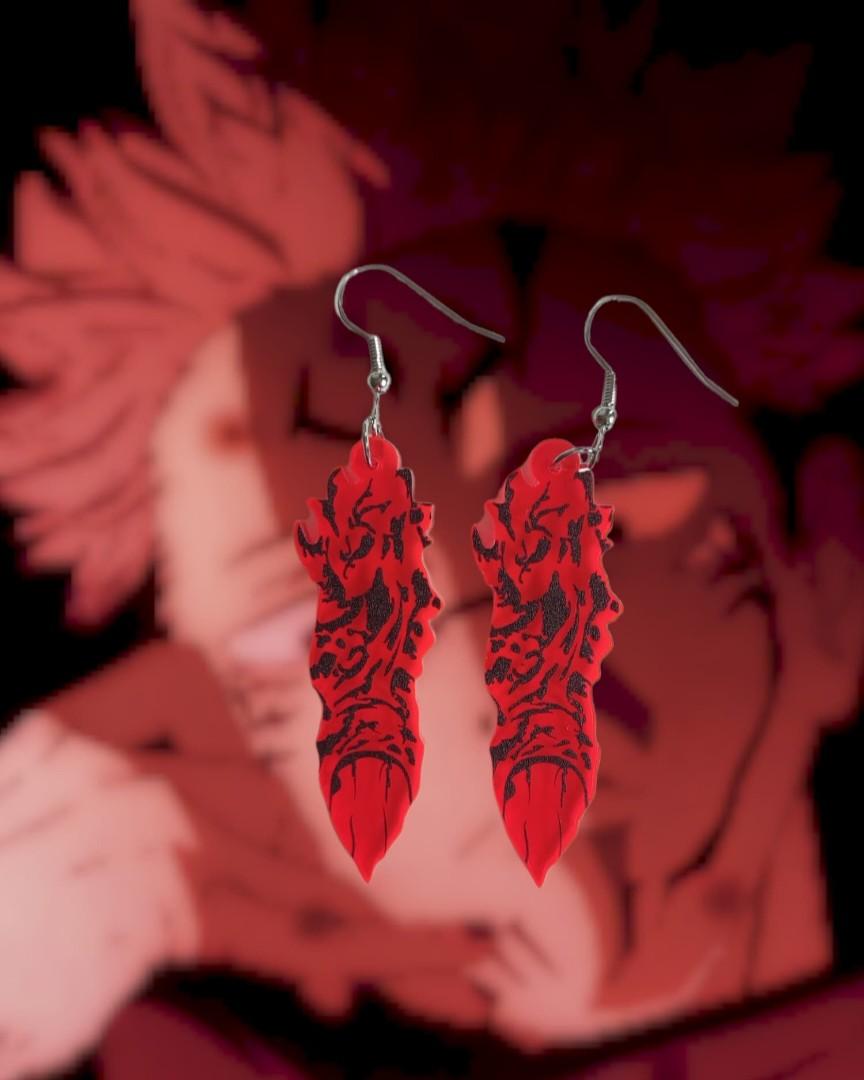 Jujutsu Kaisen JJK earrings anime gojo satoru sukuna finger yuji ...