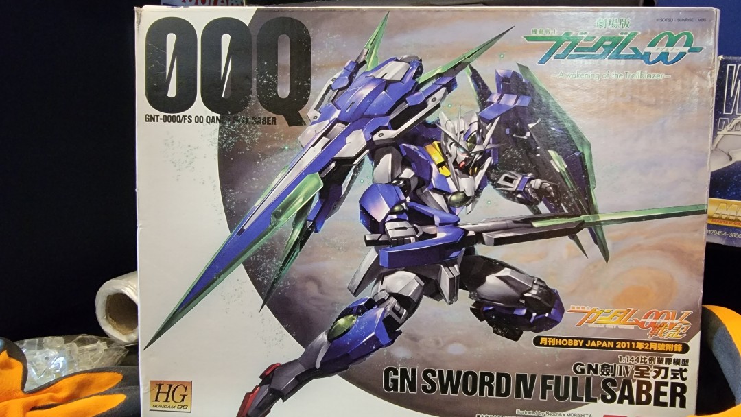 Bandai HG 00Q GN sword IV Full Saber 全刃式 Hobby Japan 附錄 1：144 配件, 興趣及遊戲, 玩具 & 遊戲類 - Carousell