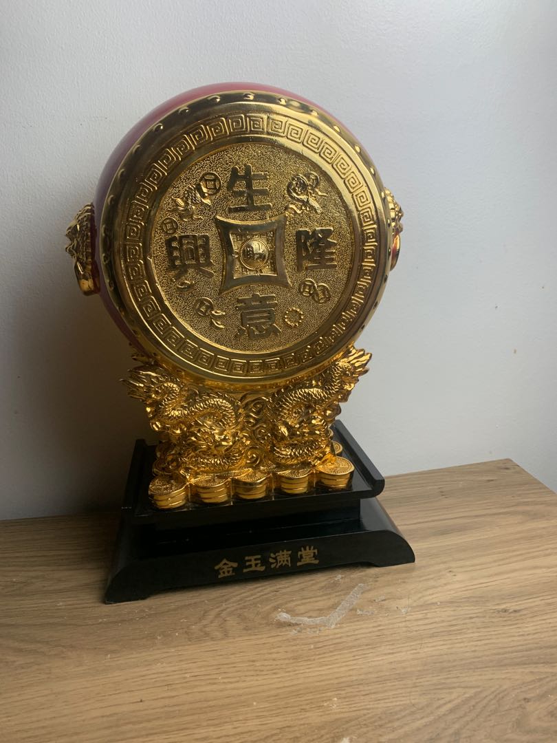 Big gold coin, Furniture & Home Living, Home Decor, Other Home Decor on ...