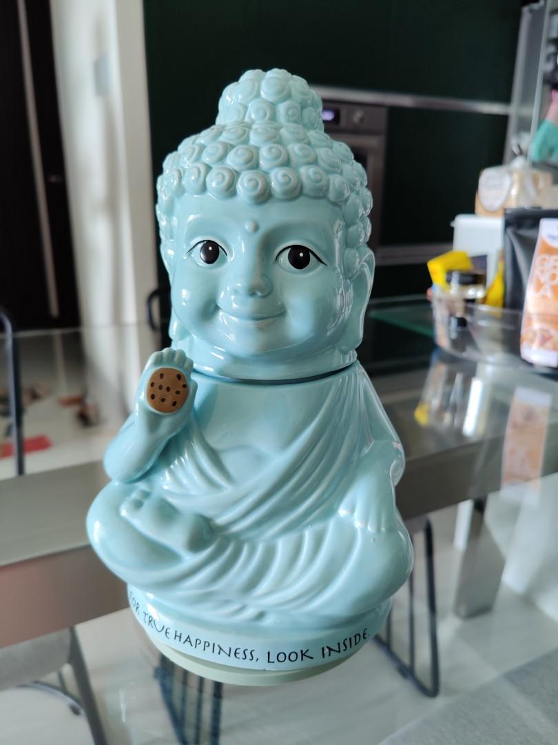 Blue Buddha Cookie Jar, Furniture & Home Living, Home Decor, Vases ...