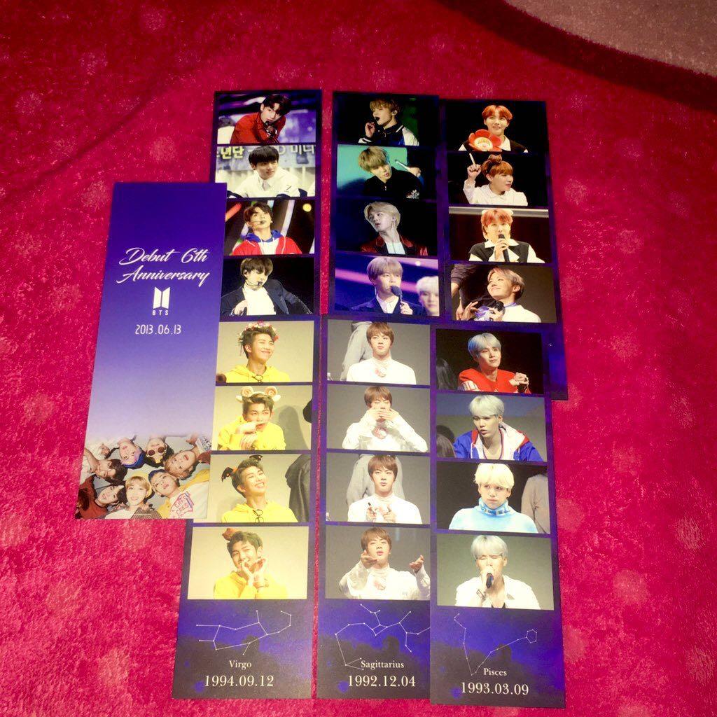 bts korean goodies bookmark set 6th anniversary, Hobbies & Toys ...