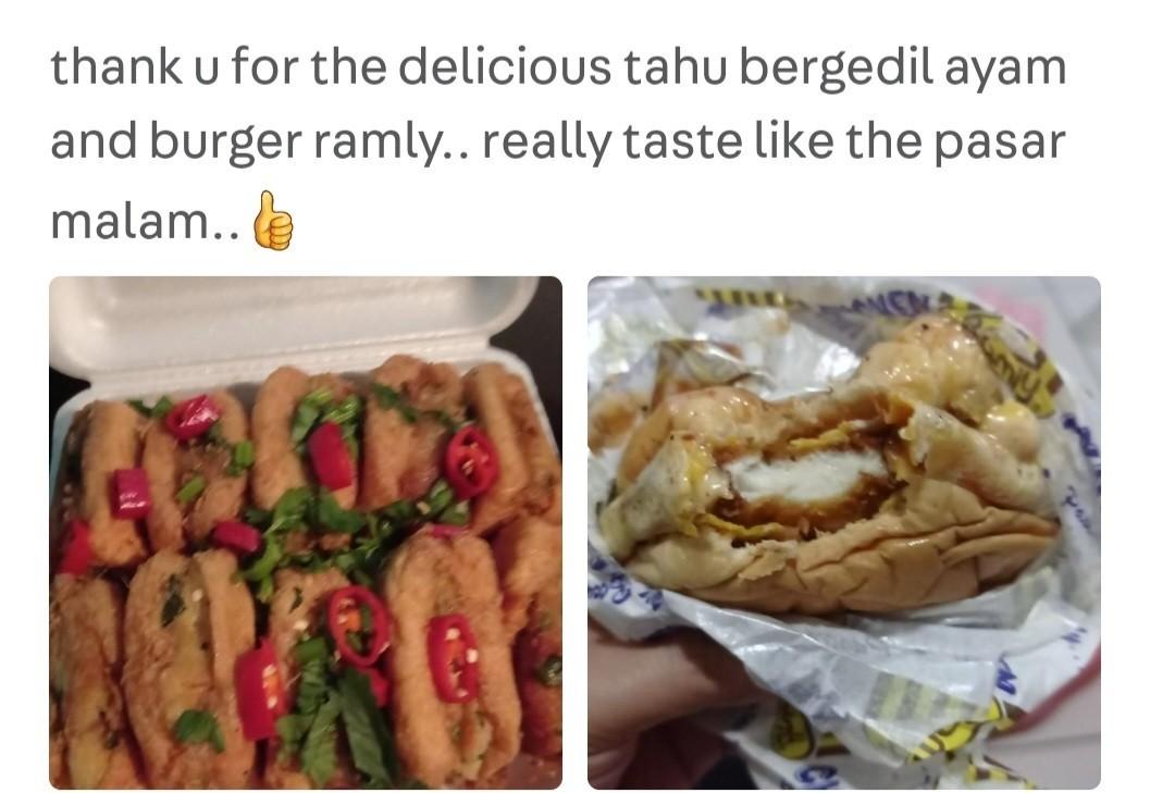 Burger Ramly / Dendeng /Roti John / Tahu Begedil, Food & Drinks, Local ...