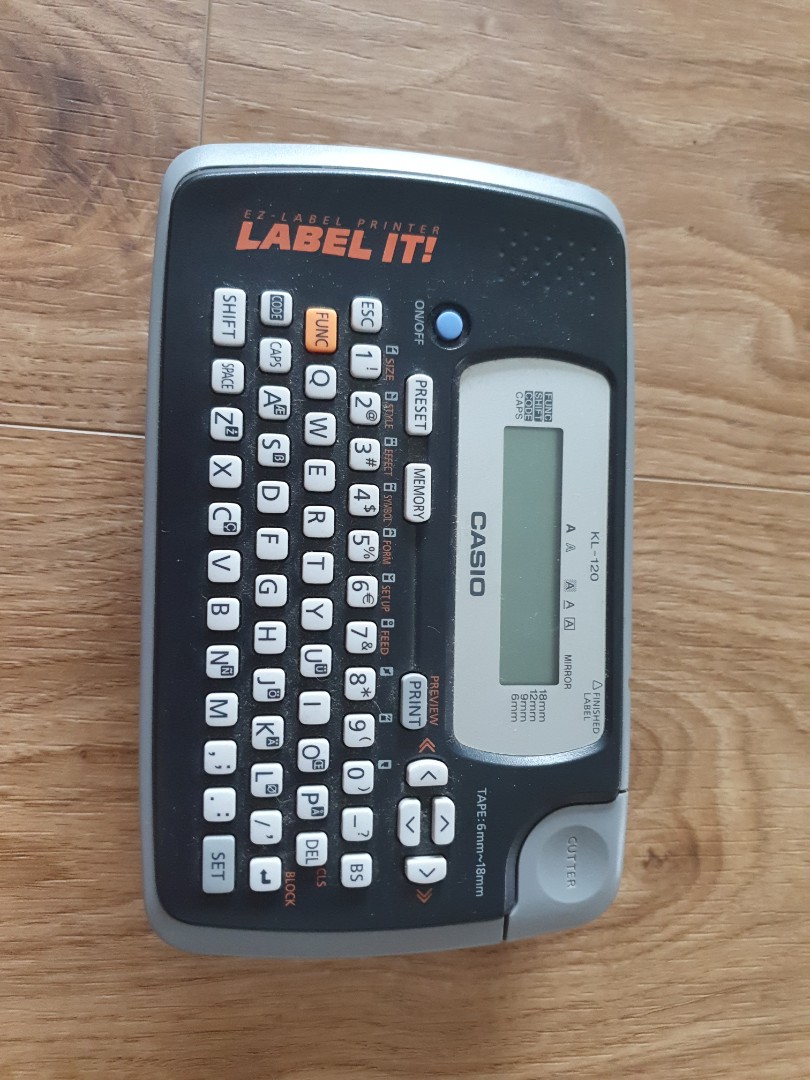 Casio label printer KL-120, Computers & Tech, Printers, Scanners ...