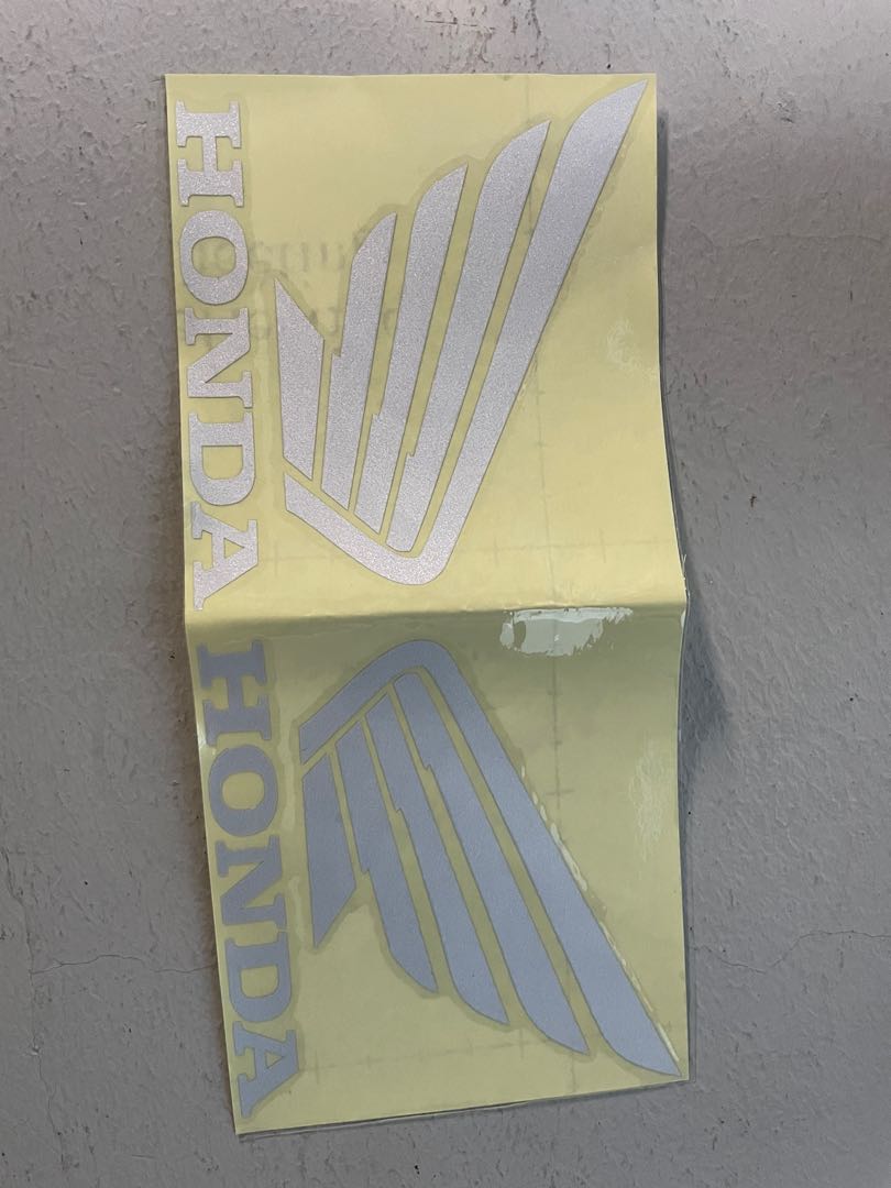 CB400 Super Four Oil Tank Wing Stickers, Motorcycles, Motorcycle ...