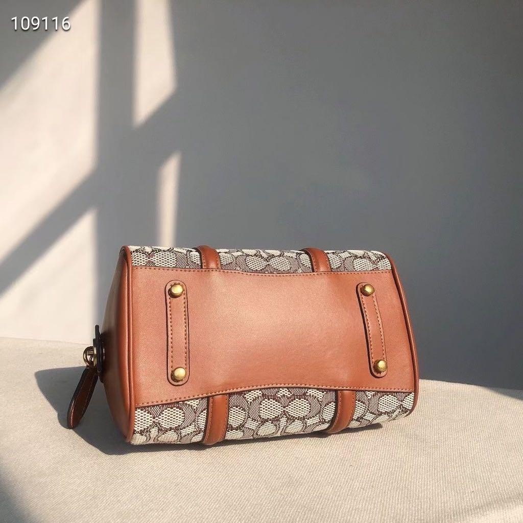 Coach Ruby Satchel 25 in Signature Textile Jacquard, Women's Fashion ...