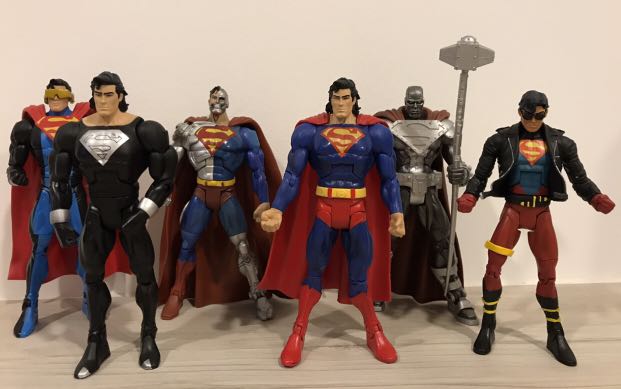 DC Universe Classics DCUC Superman Superboy Eradicator Cyborg Superman ...