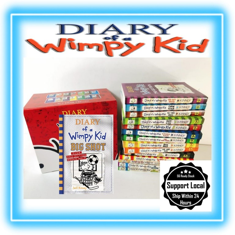 Diary of a Wimpy Kid Box Set (19 books) HZ1055, Hobbies & Toys, Books ...