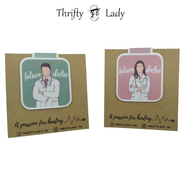Doctor Collection: Male/Female Future Doctor Magnetic Bookmark, Hobbies ...
