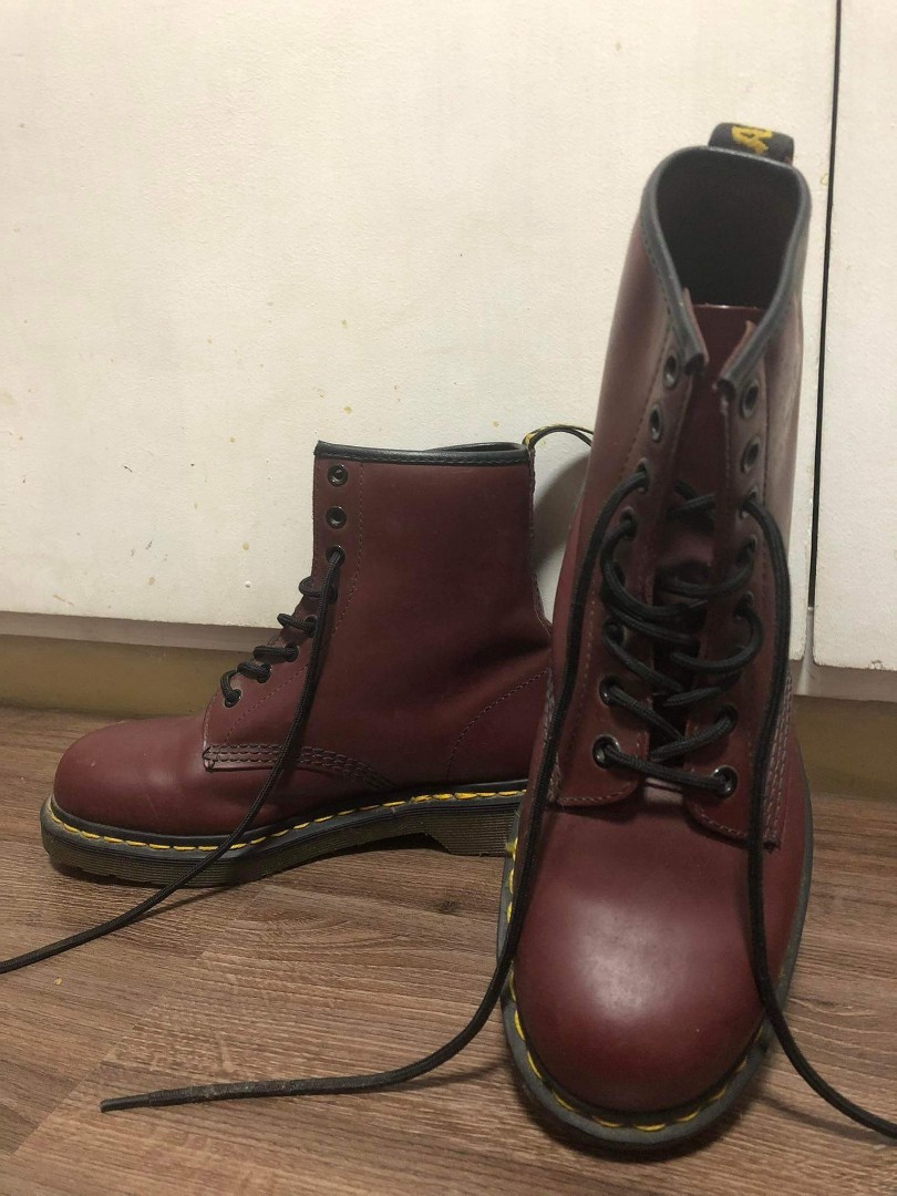 Dr.Martens 1460 - Cherry Red (Read Desc.), Women's Fashion, Footwear ...