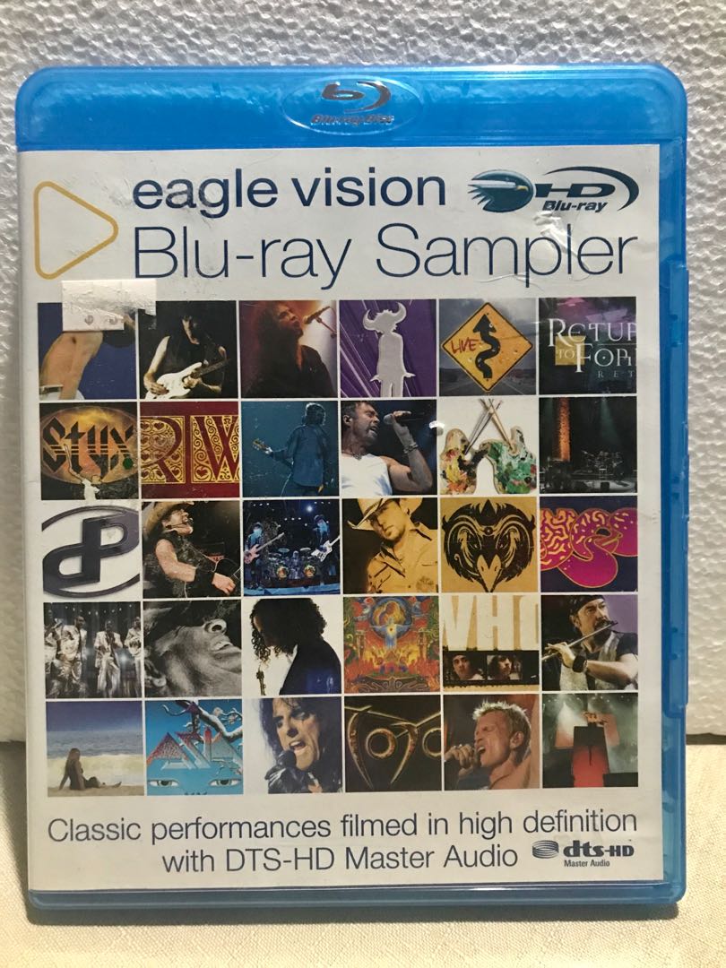 EAGLE VISION - Blu-Ray Sampler, Hobbies & Toys, Music & Media, CDs ...