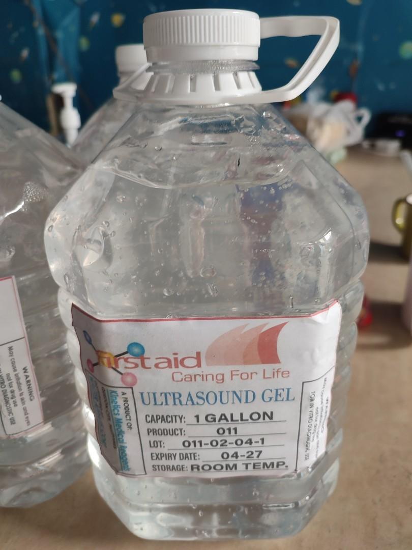 First Aid Ultrasound Gel Gallon, Health & Nutrition, Medical Supplies ...