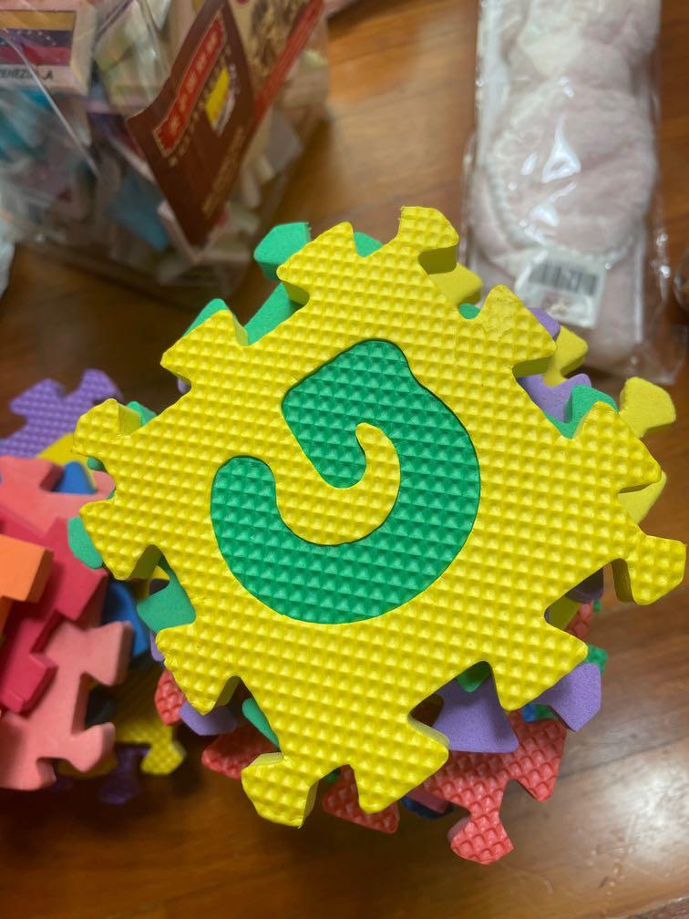 Foam puzzle pieces, Babies & Kids, Infant Playtime on Carousell