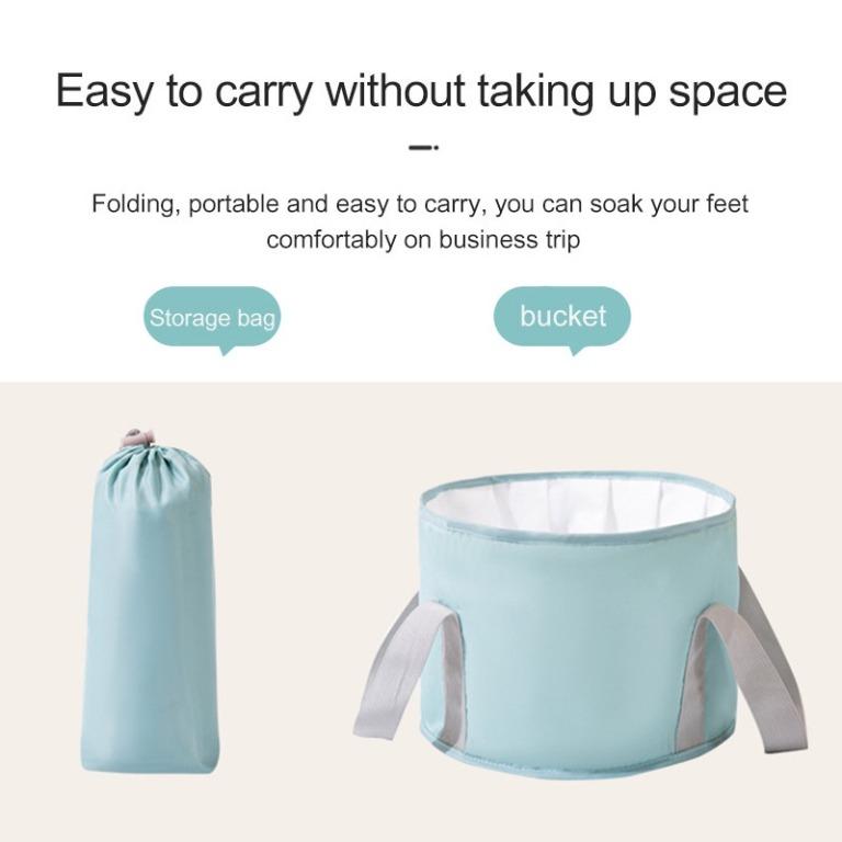 Foldable Pail Bucket Folding Bucket Pail Collapsible Foot Soak Basin ...