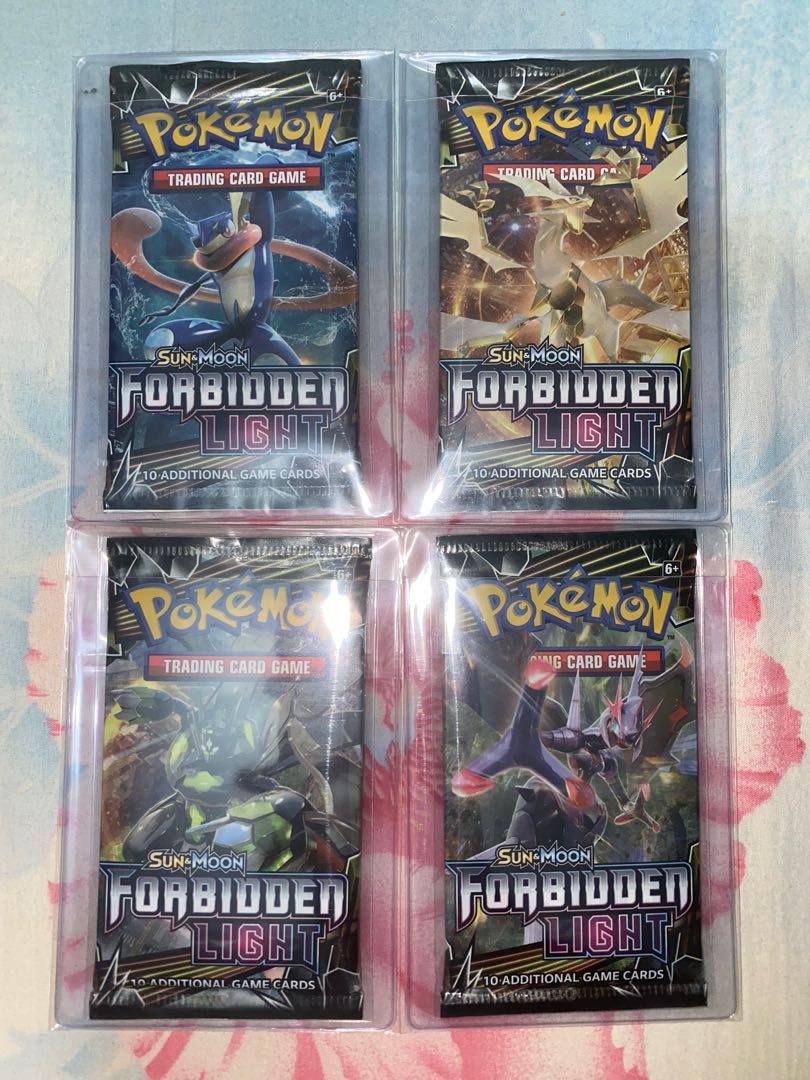 Forbidden Light Booster Pack Art Set - Pokemon, Hobbies & Toys, Toys ...
