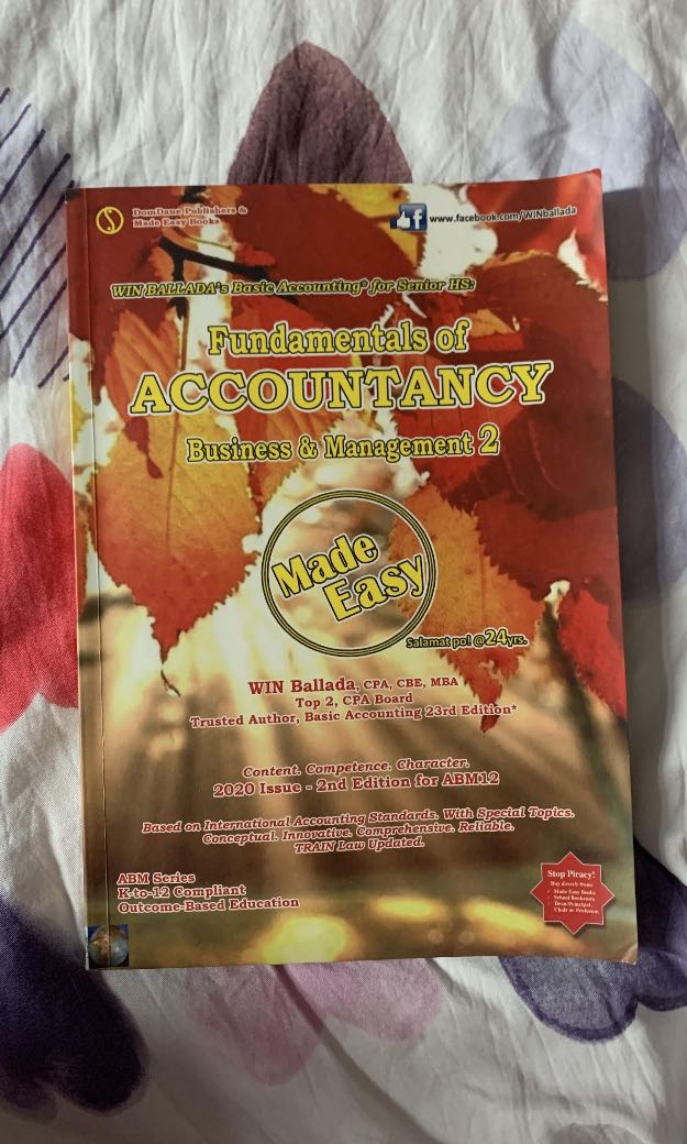 Fundamental of Accountancy Business & Management 2 Book, Hobbies & Toys ...