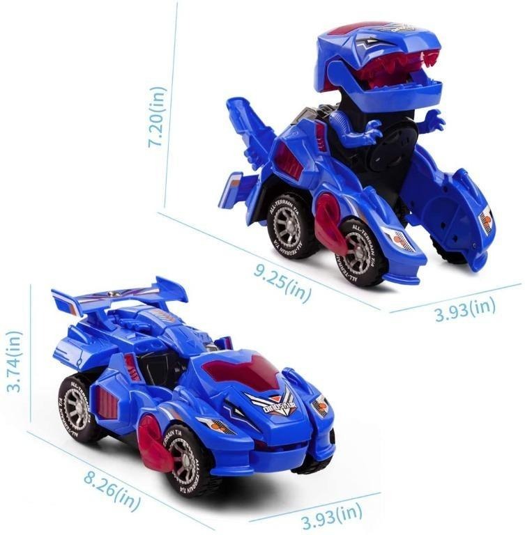 Highttoy Transforming Dinosaur Toys for Boys Girls Age 3-7,Automatic ...