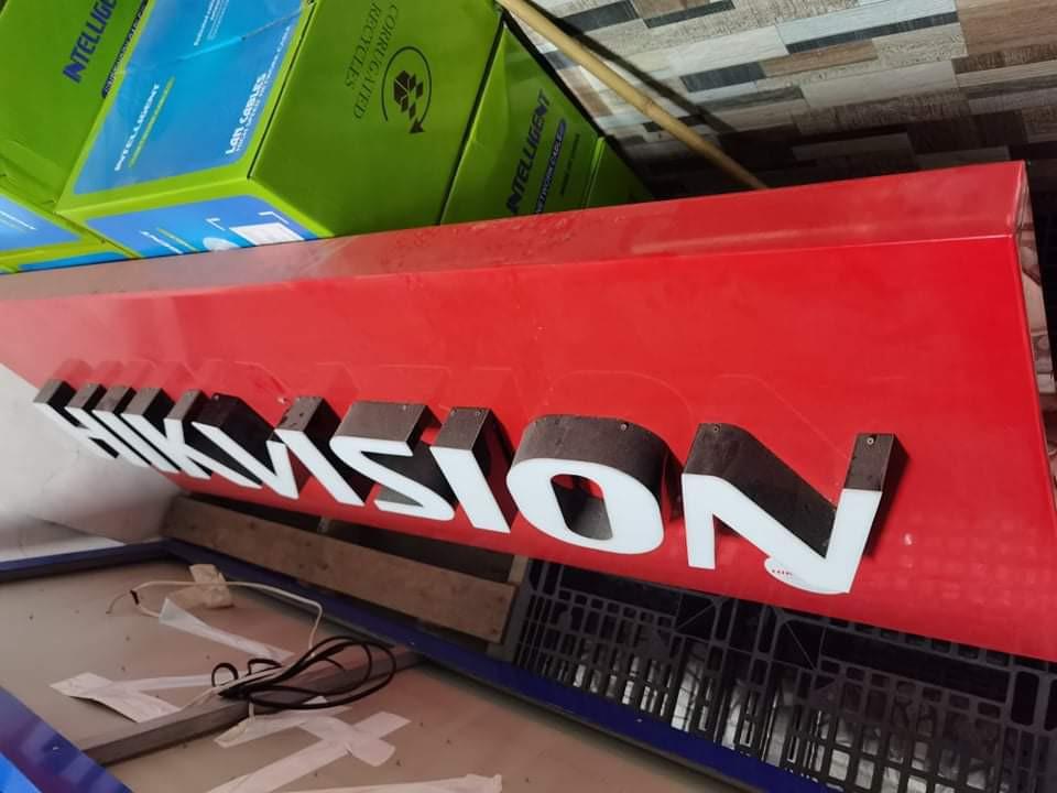 HIKVISION ACRYLIC SIGNAGE, Everything Else, Others on Carousell