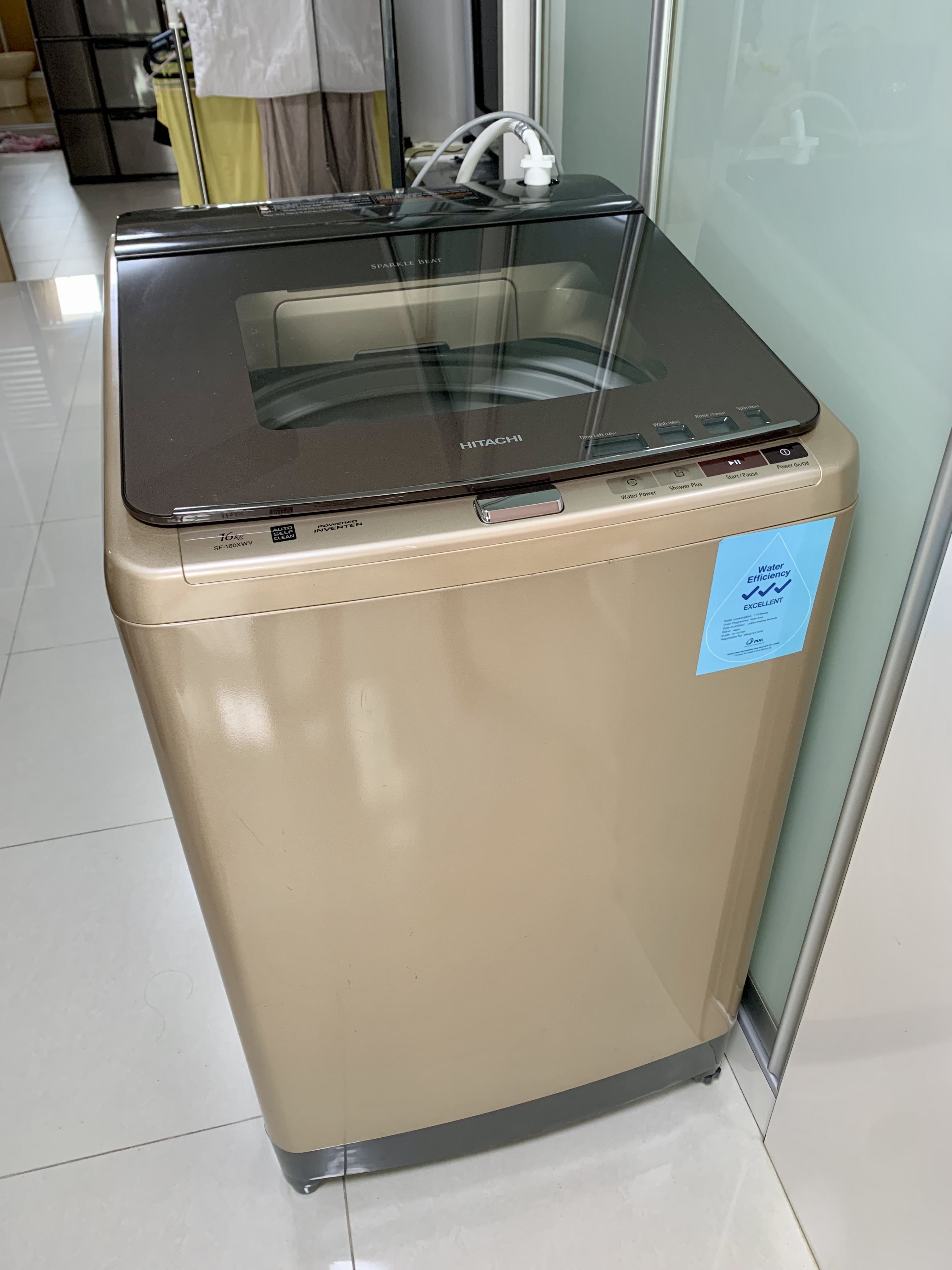 Hitachi Washing Machine 16kg, TV & Home Appliances, Washing Machines ...