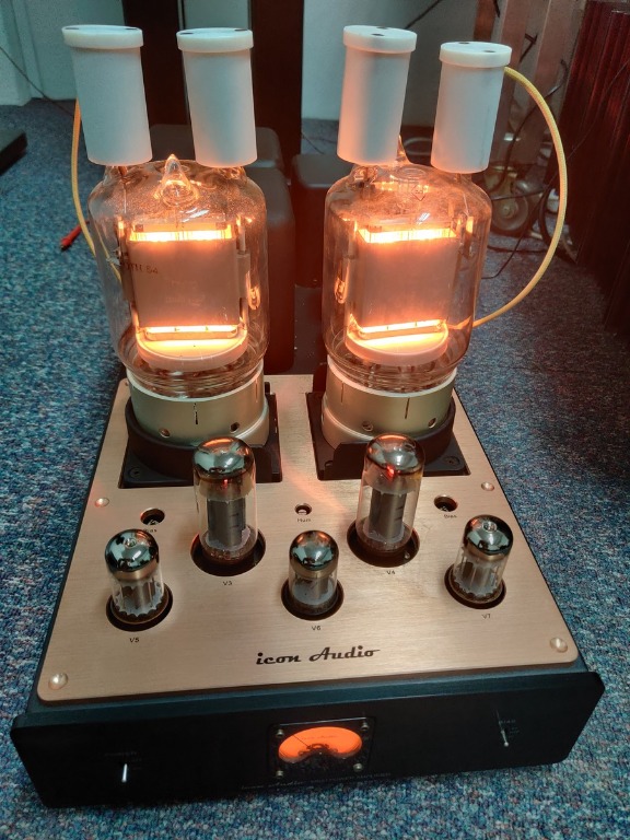 Icon Audio GU81 Mono Blocks 250 Watts of Triode Power Award Winning Valve Amp, Audio, Soundbars ...