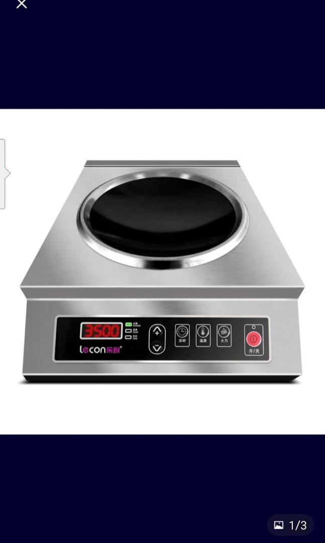 Induction cooker wok style 3500w, TV & Home Appliances, Kitchen ...