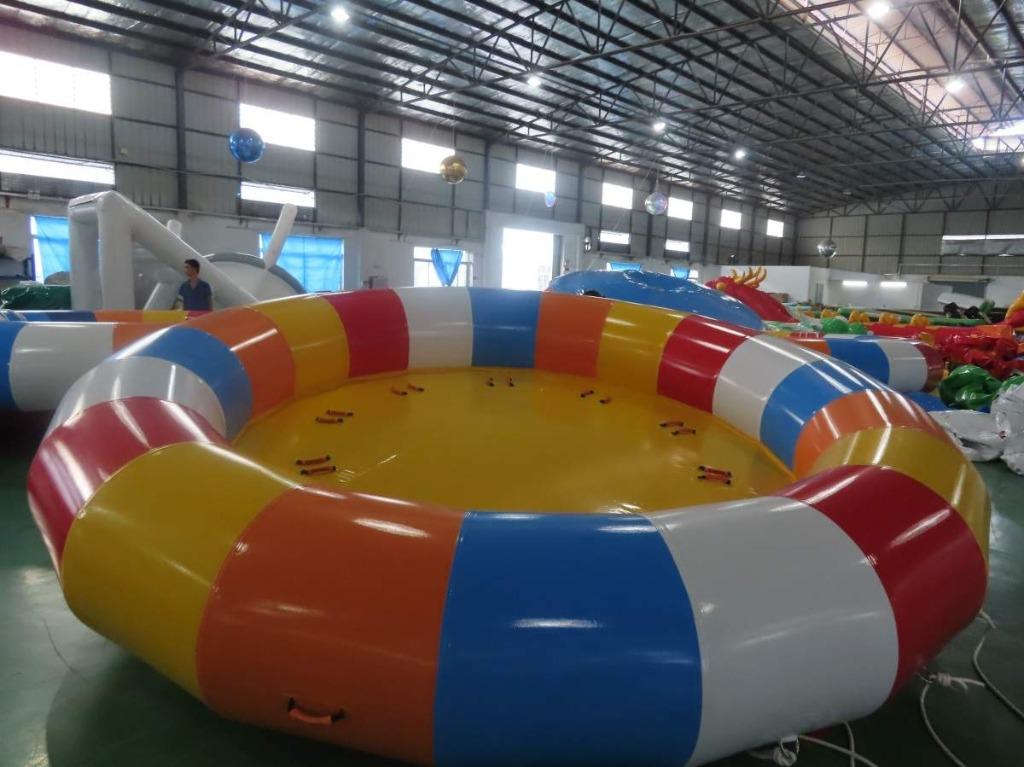 Inflatable spinning boat 12 seaters waters sports, Sports Equipment ...