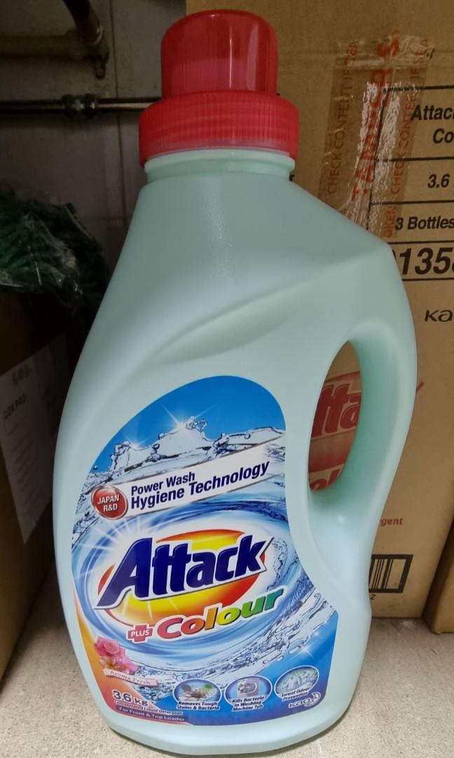 Kao Attack Plus Colour Laundry Detergent, Furniture & Home Living ...