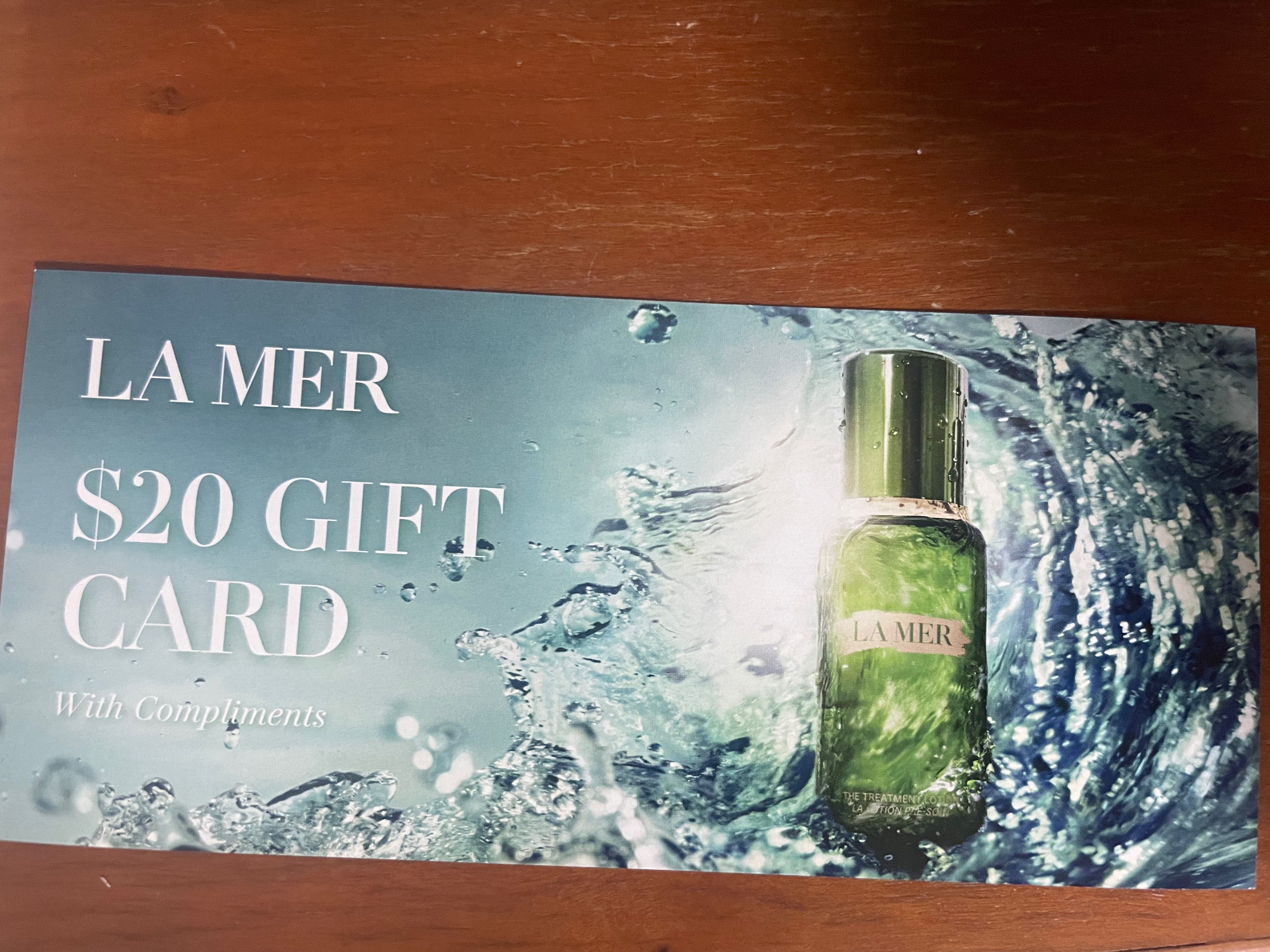 La Mer $20 voucher, Tickets & Vouchers, Vouchers on Carousell