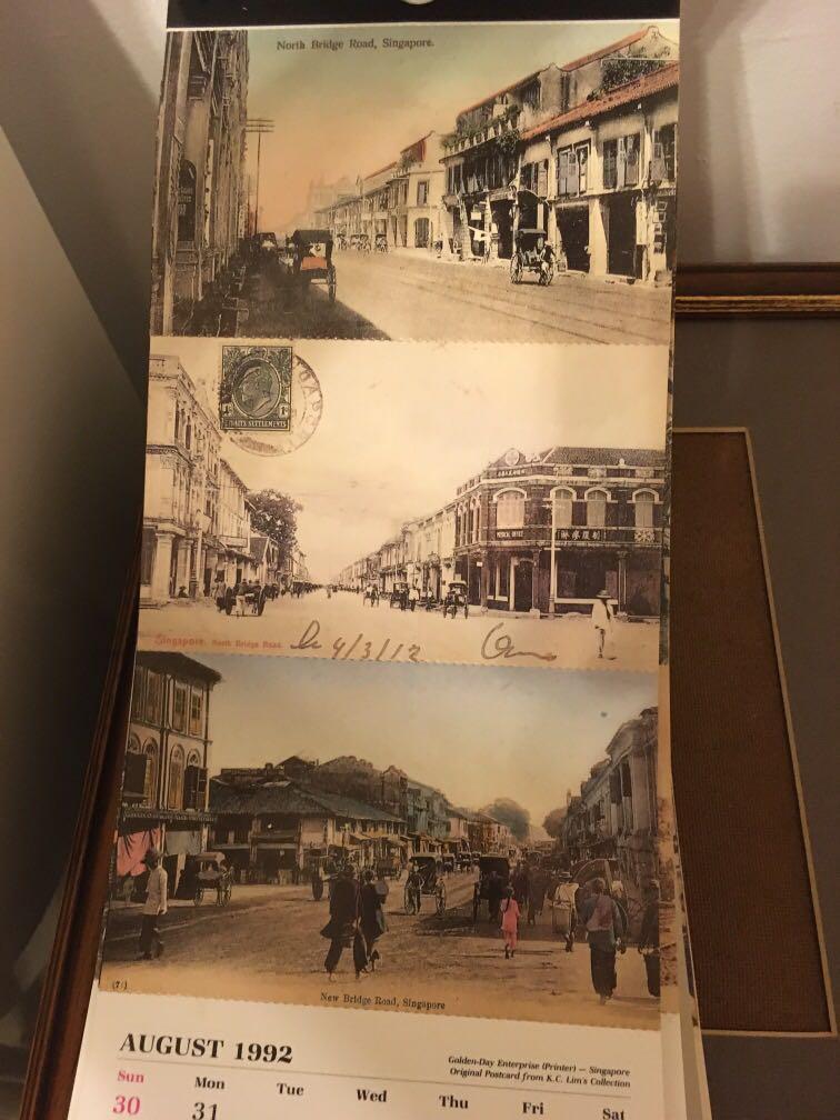 Lim kheng chye calendar vintage collectible 1992, Hobbies & Toys ...