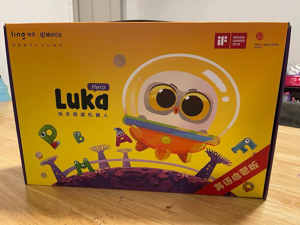Luka Hero reading robot, Hobbies & Toys, Books & Magazines, Children's ...