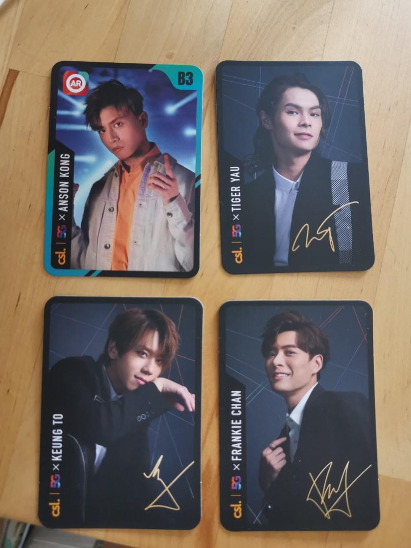 Mirror x CSL 咭 AK Tiger KT 姜濤 Frankie 皮皮：, 興趣及遊戲, 收藏品及紀念品, 明星周邊 - Carousell