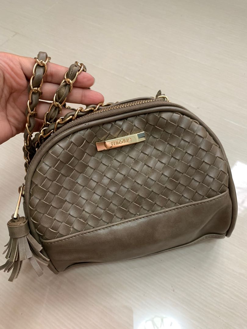 Mizzue weave sling bag, Luxury, Bags & Wallets on Carousell