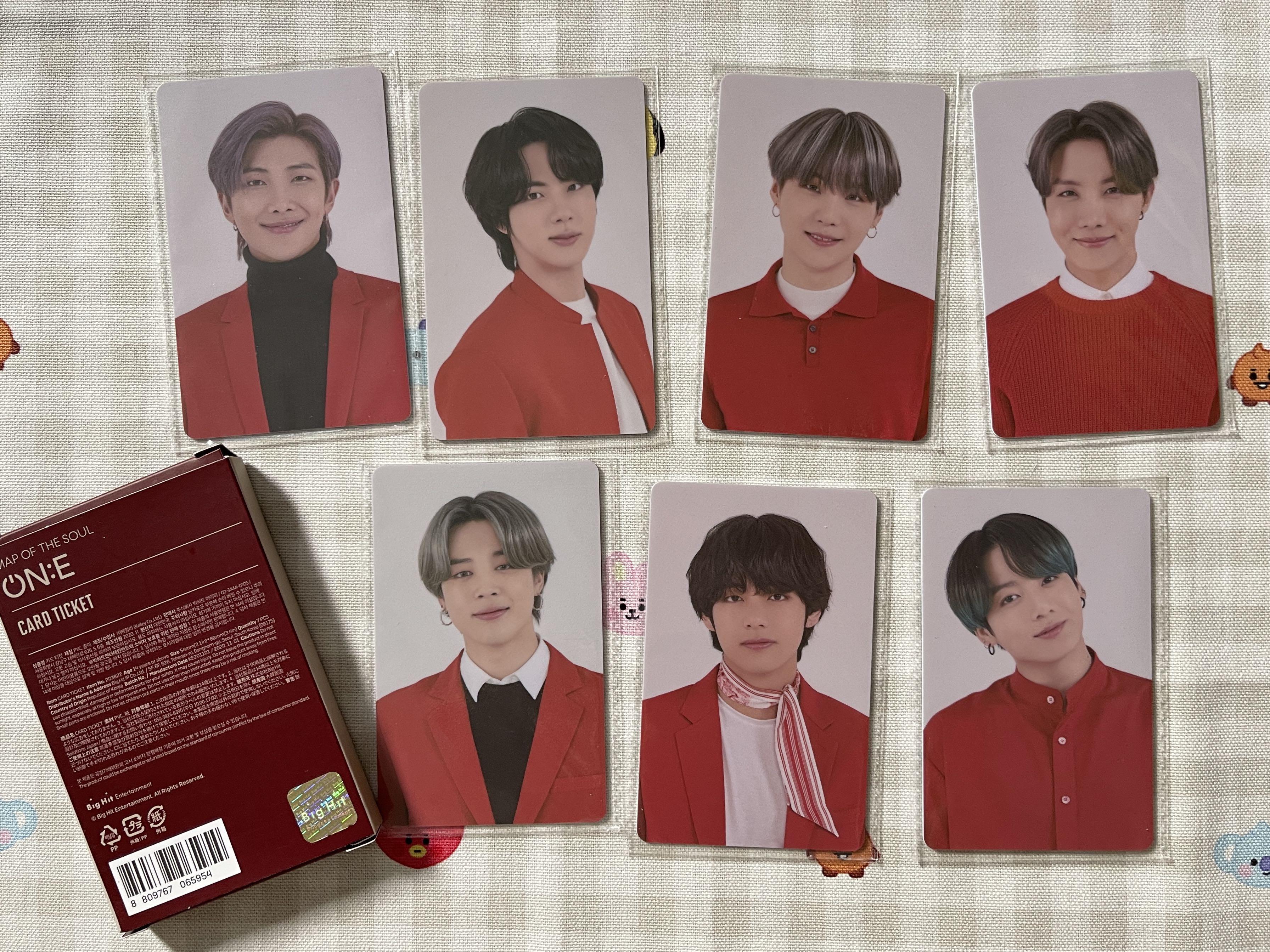 [Official] MOTS ON:E Concert - Card ticket ALL members, Hobbies & Toys ...