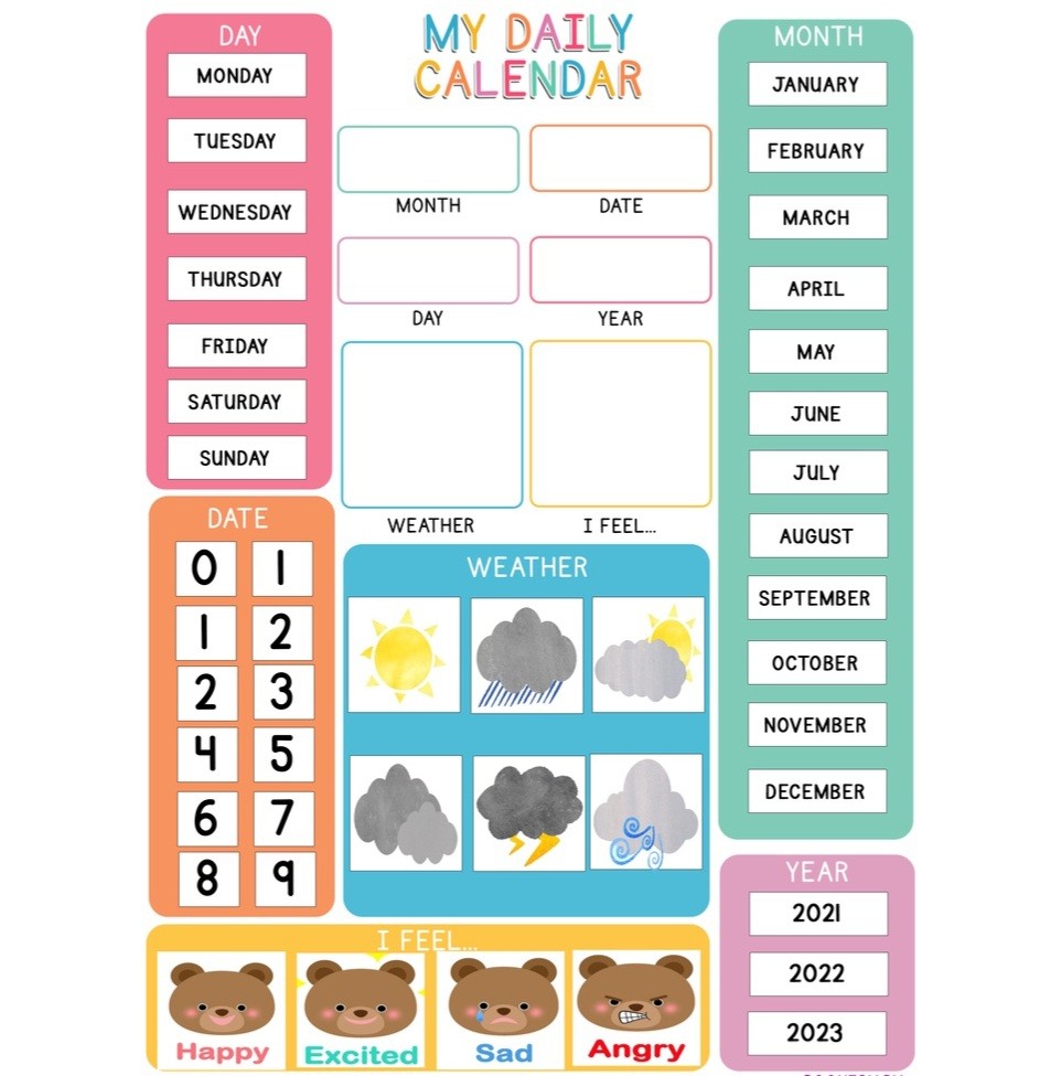 My Daily Calendar, Hobbies & Toys, Books & Magazines, Children's Books ...