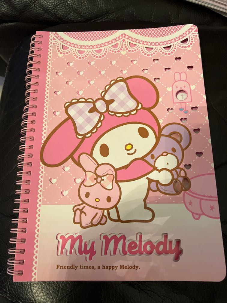 My Melody Notebook, 興趣及遊戲, 手作＆自家設計, 文具 - Carousell