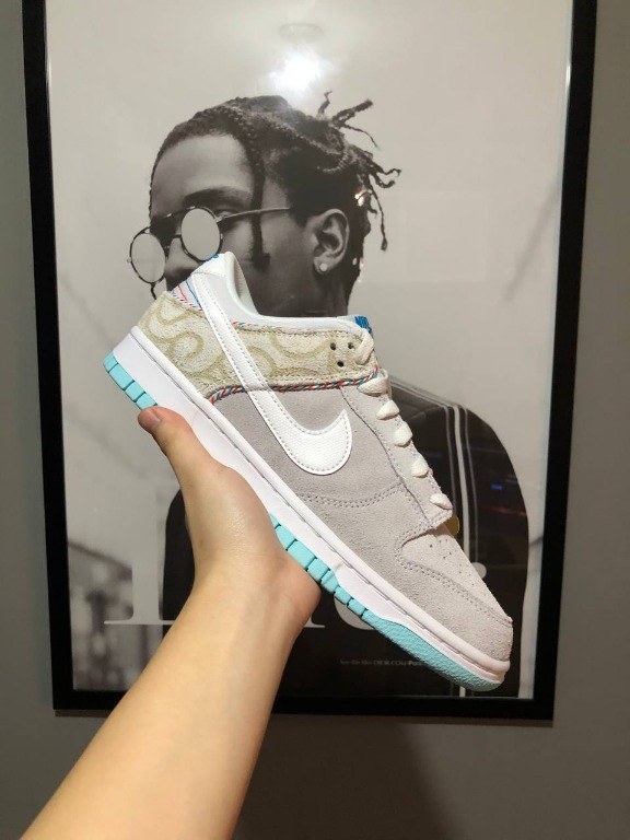 Nike Dunk low barber, Men's Fashion, Footwear, Sneakers on Carousell