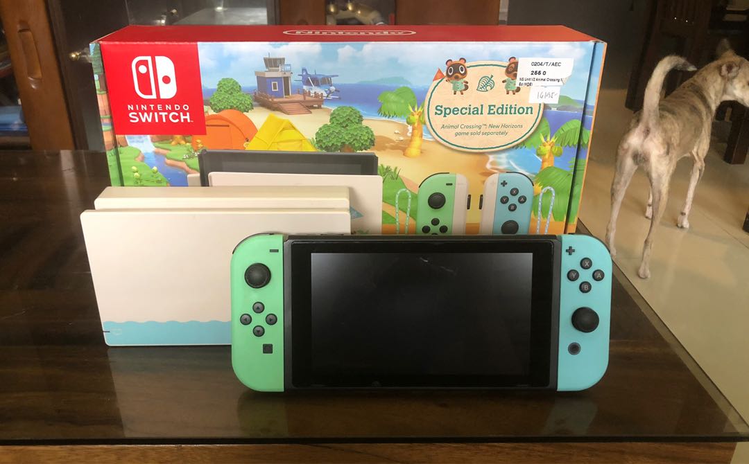 NINTENDO SWITCH V2 (ANIMAL CROSSING LIMITED EDITION), Video Gaming ...