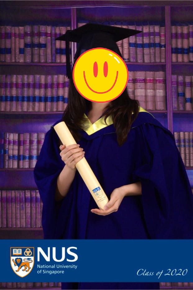 NUS Bachelor Of Technology Graduation Gown Robe, Women's Fashion ...