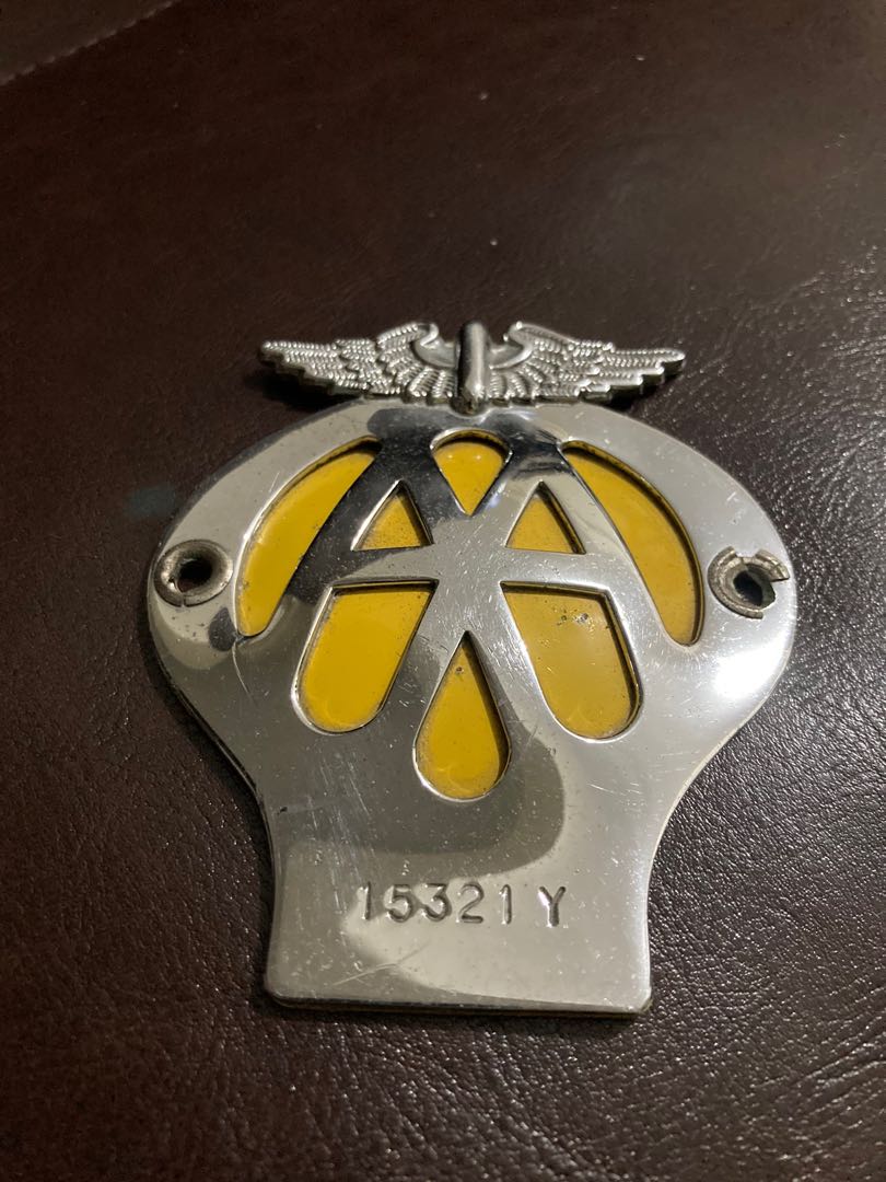 Original 1960’s AA Motorcycle/ Scooter Badge for Lambretta Vespa ...