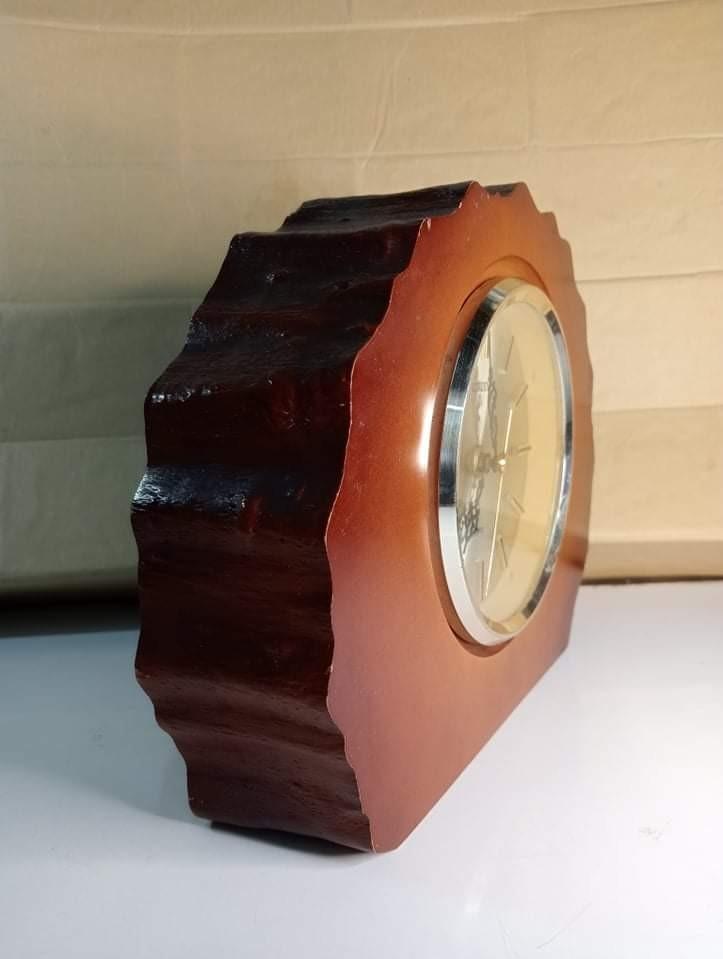 original citizen table top clock in solid wood frame, Furniture & Home ...