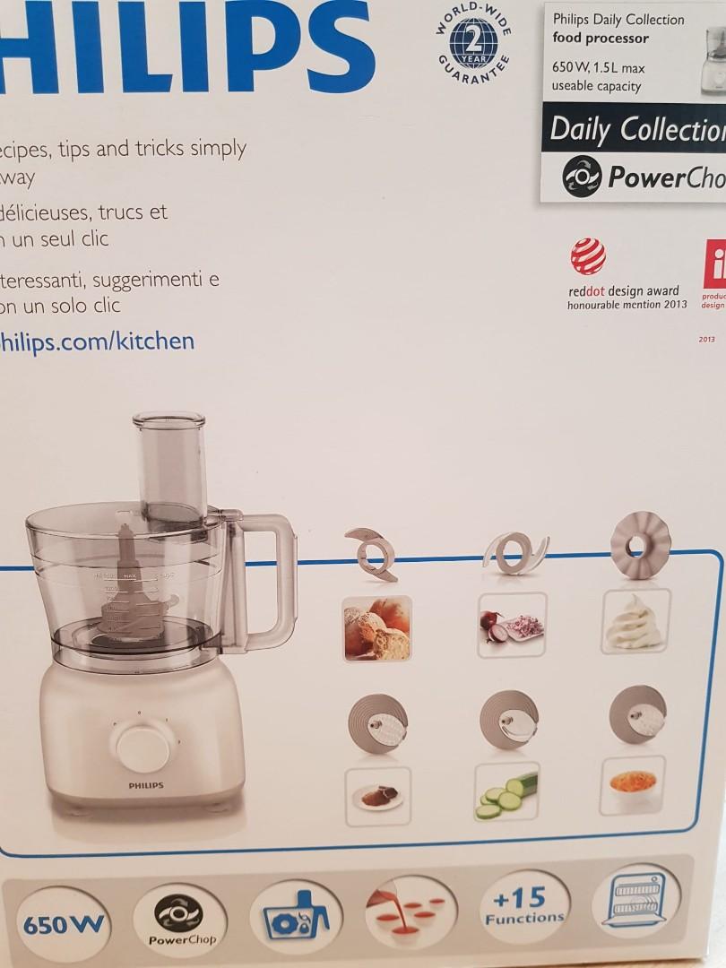 Philips food processor HR7627 daily collection 650w, TV & Home ...